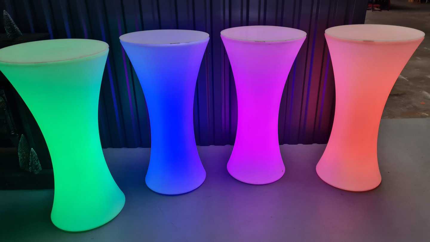 Statafel LED – Fun & Feestverhuur Assen